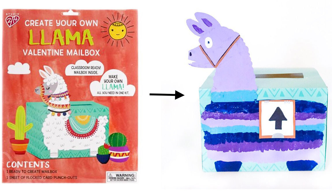 DIY Easy Fortnite Llama Valentine Mailbox - South Lumina Style